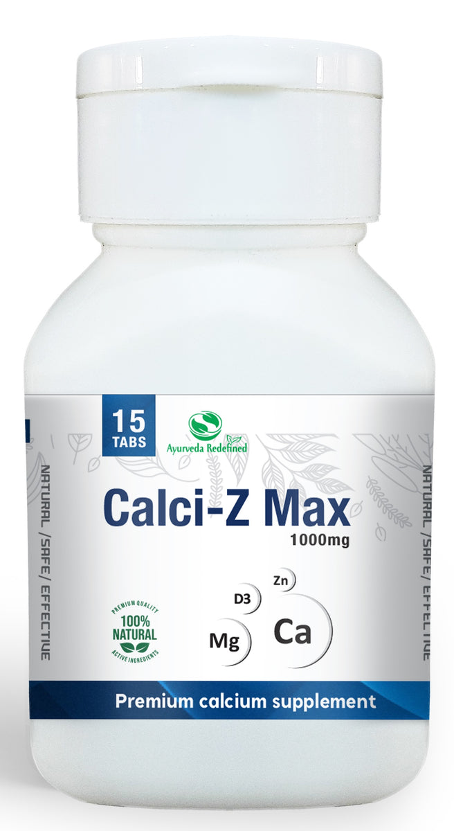 Ayurveda Redefined Calci-Z Max 15 TABLETS | Calcium Citrate – Ayurveda ...