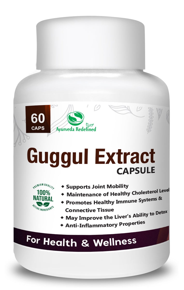 Ayurveda Redefined Guggul Extract Capsule 60's | Guggal Guggulu Googal ...